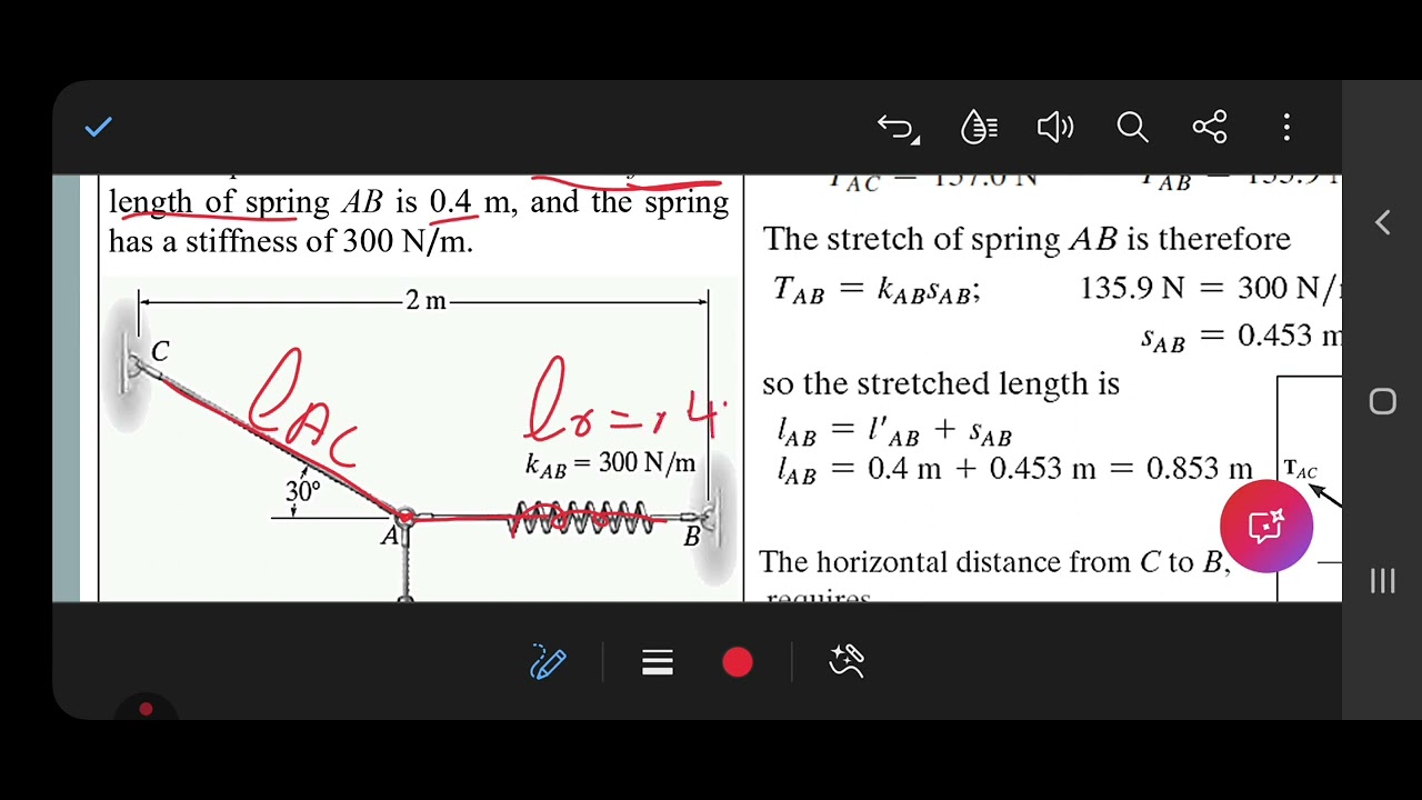 Equilibrium of a particle (Solved examples 1) - YouTube