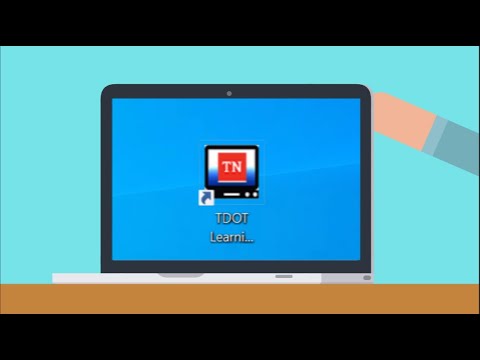 Logging in to the TDOT Learning Network From The Desktop Icon - YouTube