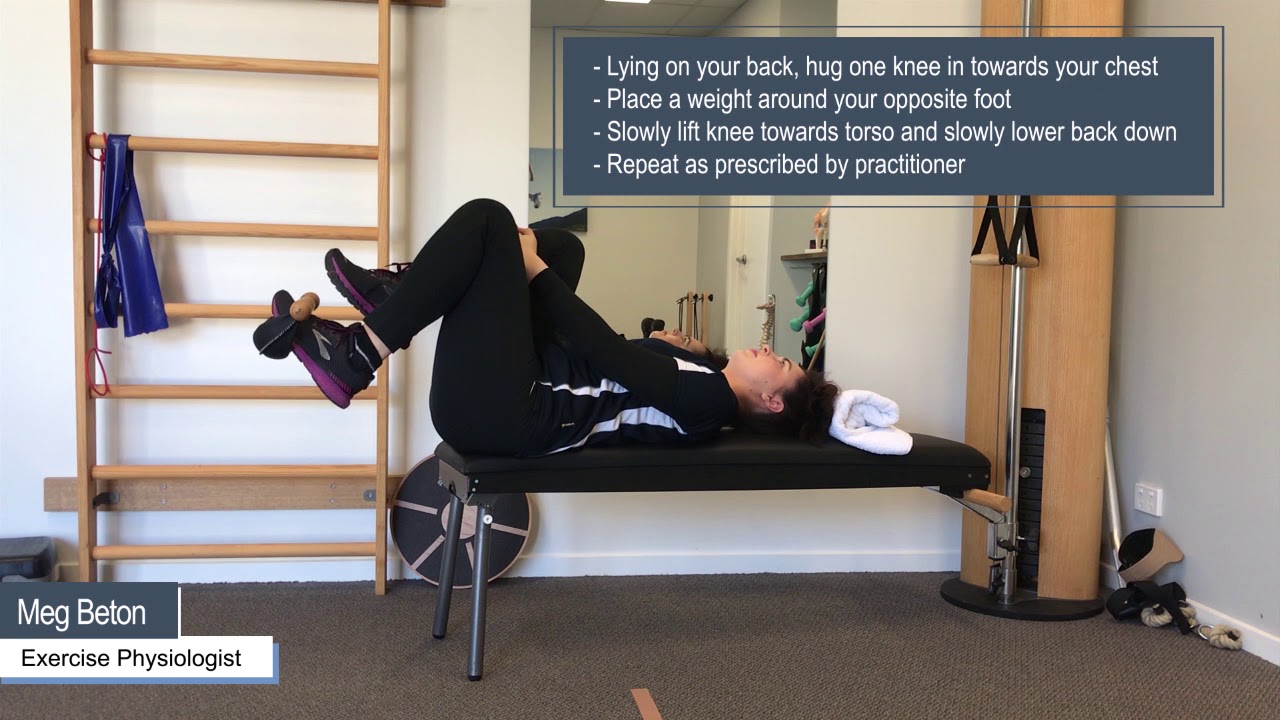 LLHP036 Thomas Position Hip Flexor Exercise - YouTube