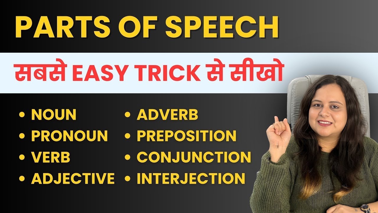 Parts of Speech Explained in Depth | Complete English Grammar Lesson ...
