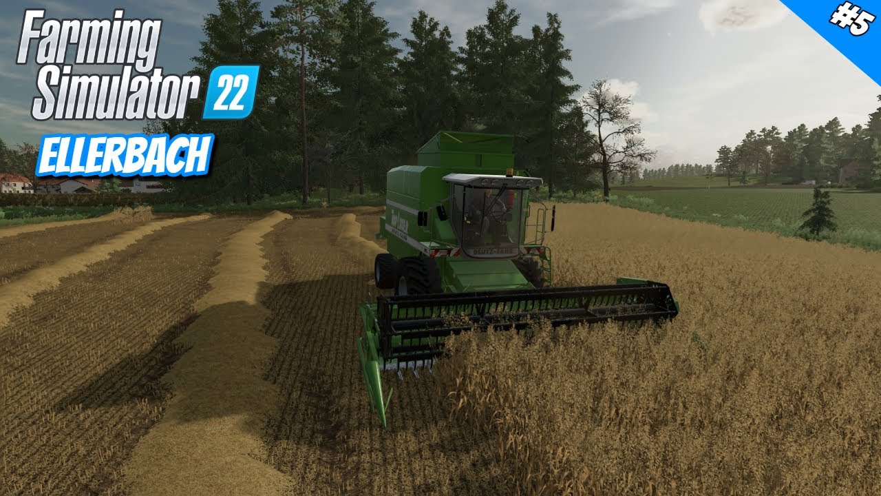 Haver oogsten| Ellerbach#5|fs22 #farmingsimulator22 - YouTube