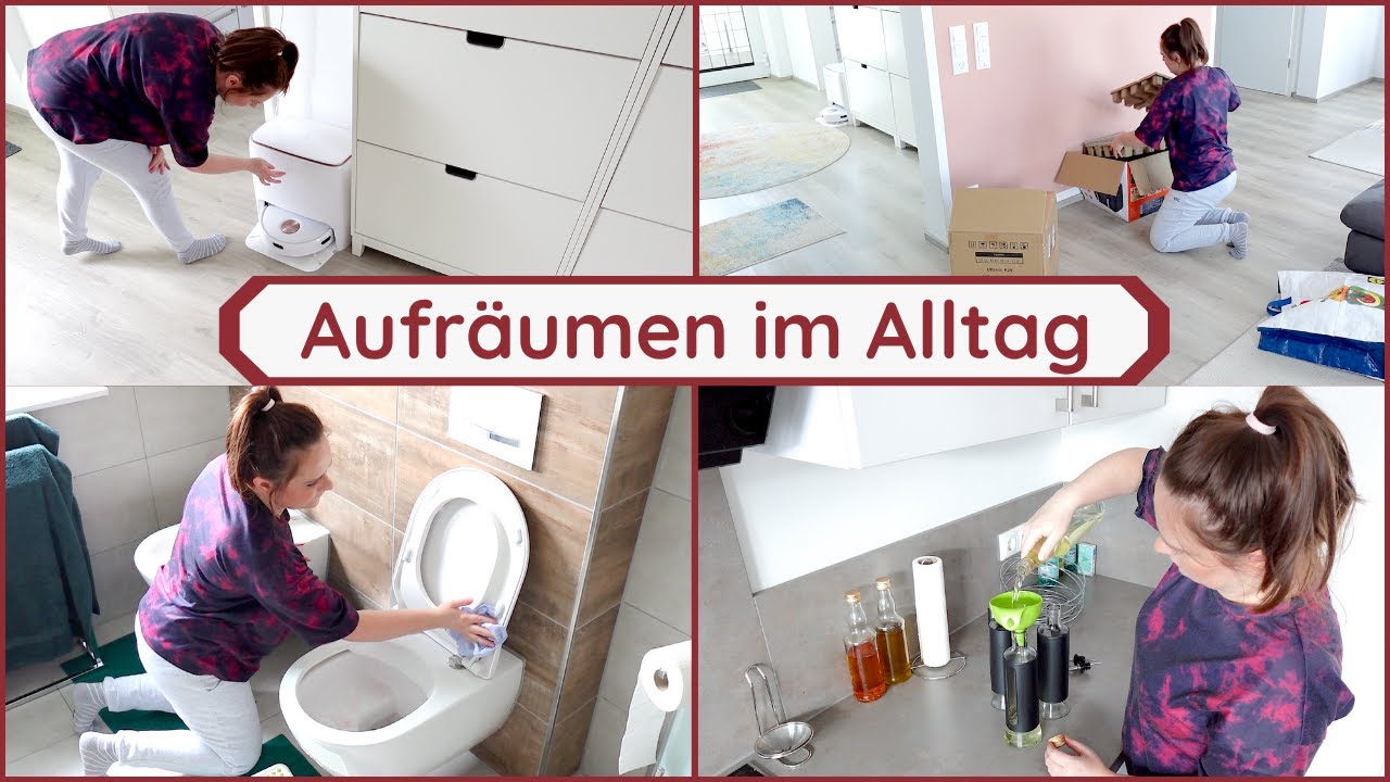 realistischer Haushalt / Putzen im Alltag / Aufräumen Motivation ...