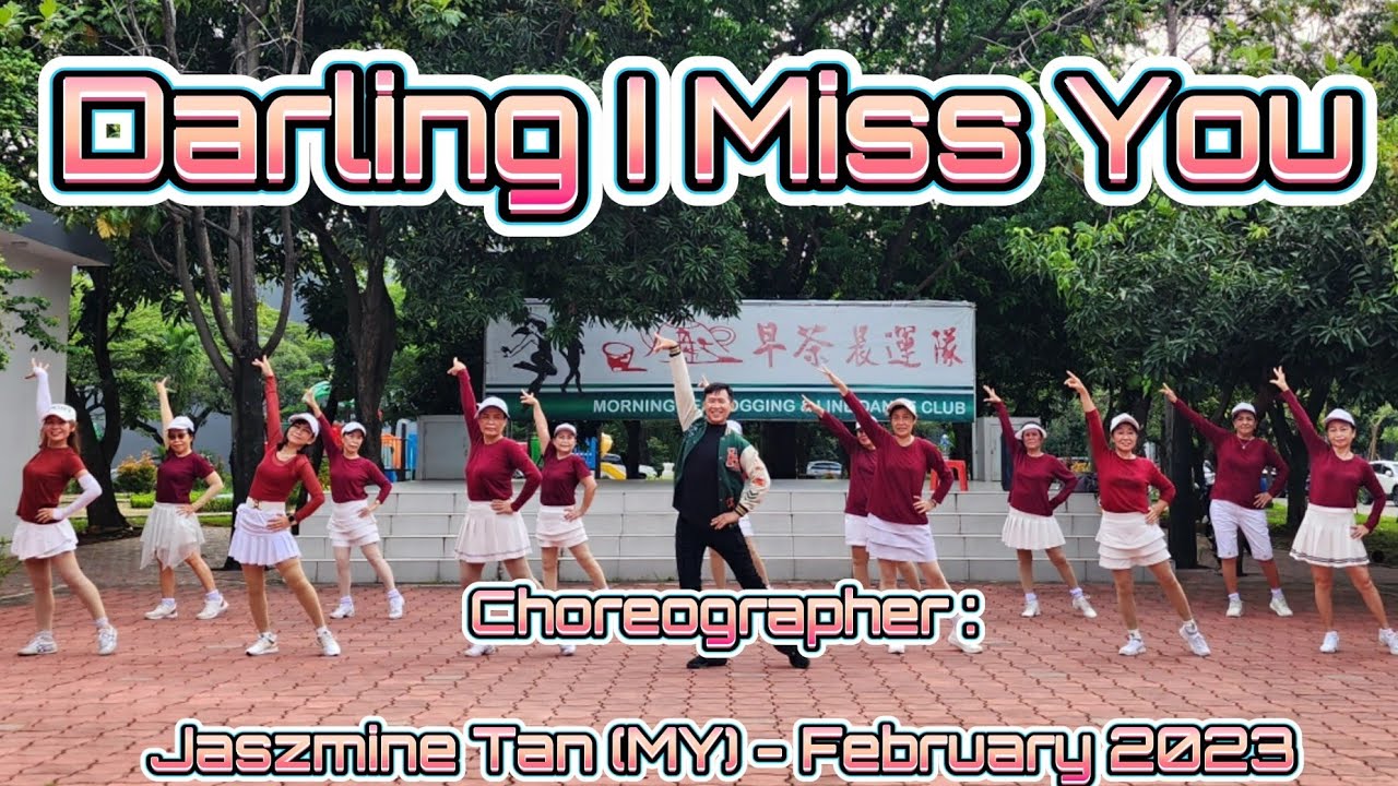 MT DANCE | Darling I Miss You | LINE DANCE | Improver | Jaszmine Tan - YouTube