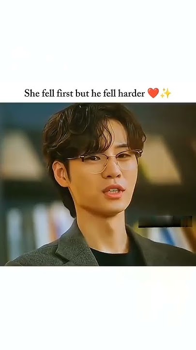 She fell first but he fell harder ️#shorts #kdramaedit #couplegoals #funnyvideo #kdrama # ...