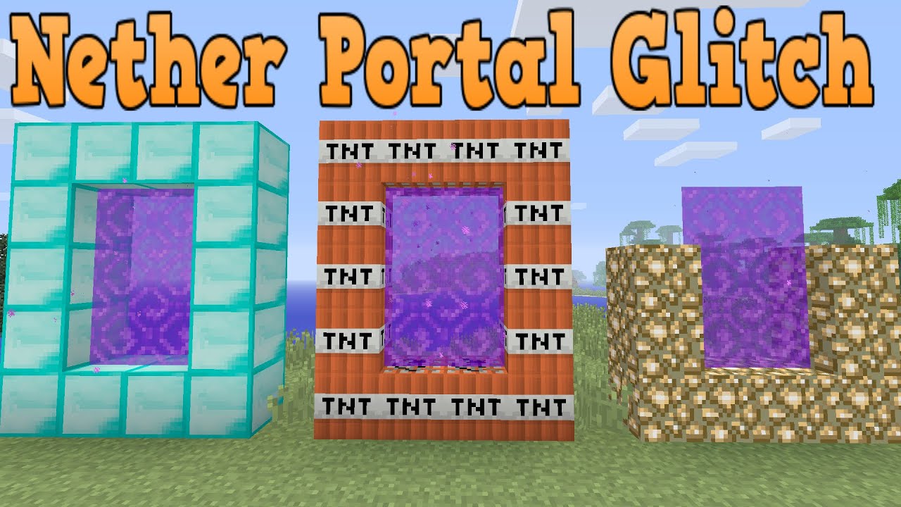 Minecraft Xbox ONE PS4 & Wii U - Custom Nether Portal Glitch (TU33/TU34 ...