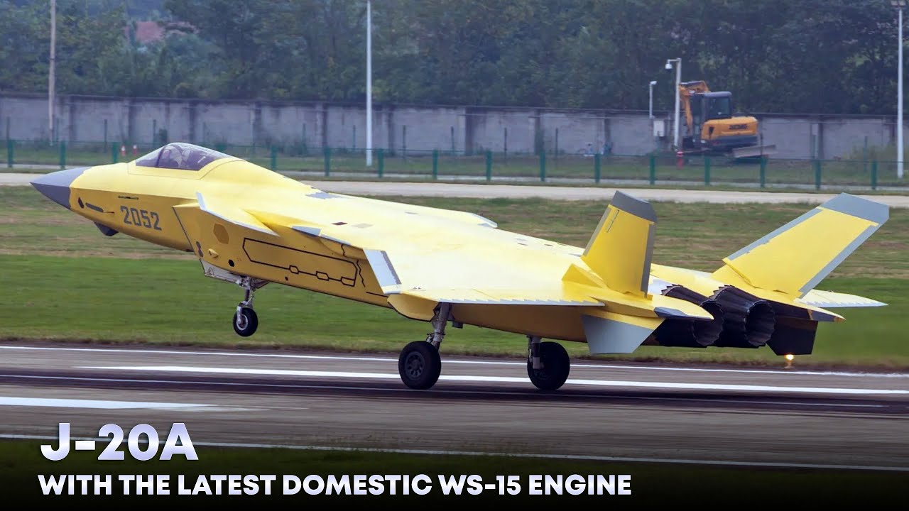 Here's The Clearest Look at The J-20A, Now Equipped With The Latest WS ...
