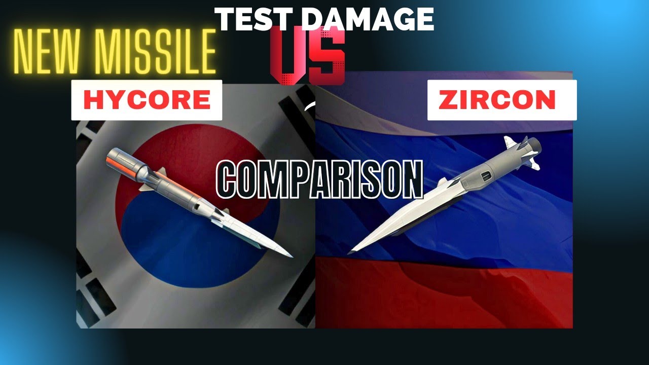 NEW MISSILE HYCORE vs ZIRCON test and comparison Modern Warships - YouTube