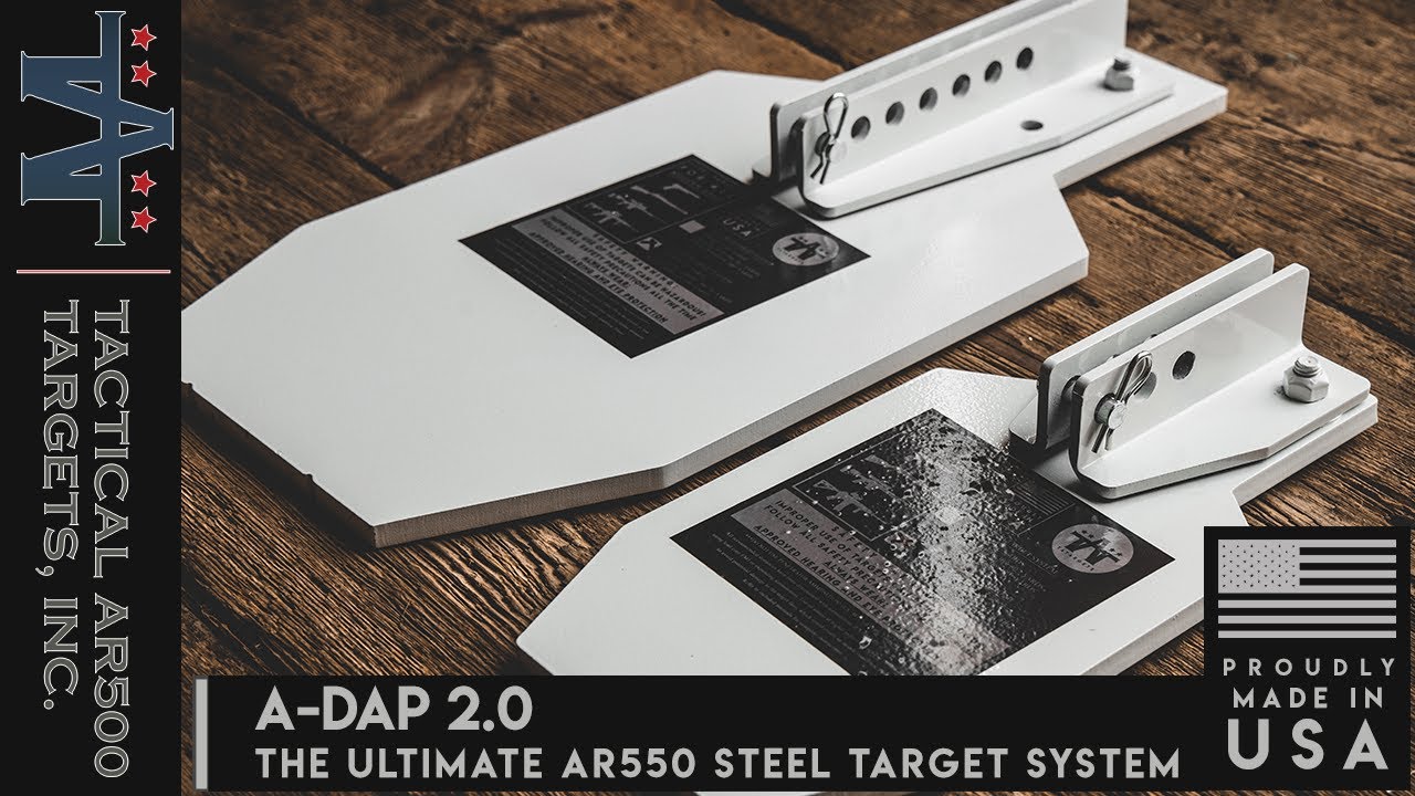 A-DAP V2.0 | The Ultimate AR550 Steel Target System - YouTube