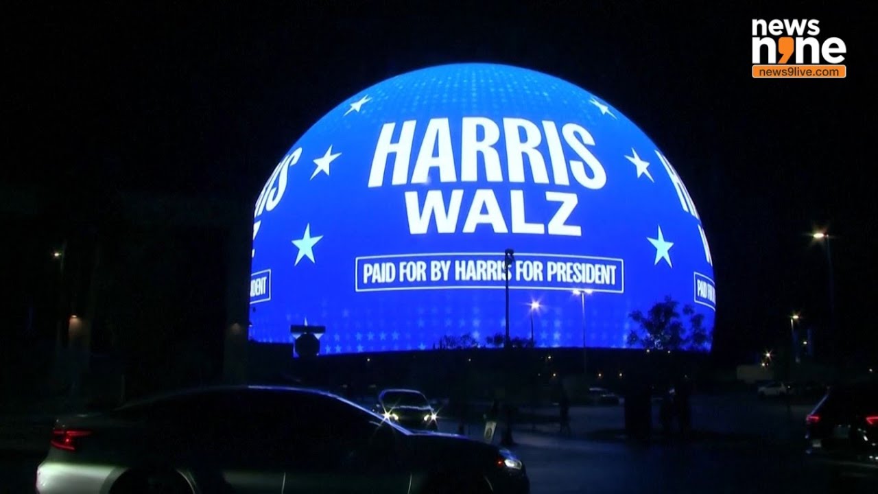 Las Vegas Sphere Displays Kamala Harris Campaign Ad Ahead of U.S ...