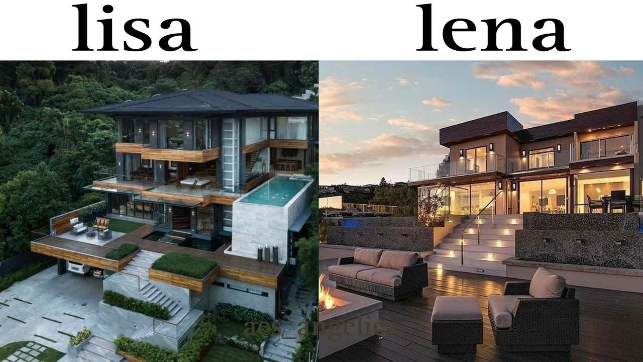 lisa or lena aesthetic house version |luxury rooms,kitchen,etc. | - YouTube
