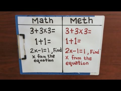 The Difference Between Math And Meth (Part 2) - YouTube