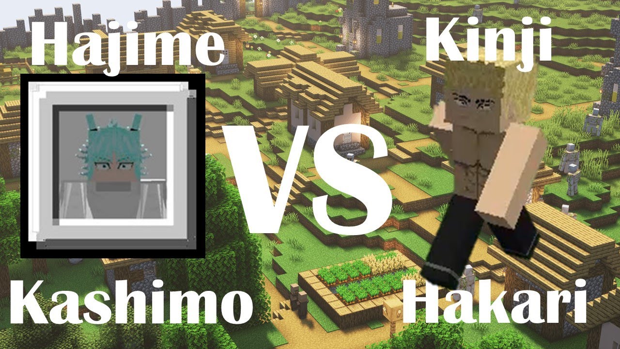Hajime Kashimo VS Kinji Hakari - Jujutsu Kaisen Minecraft - YouTube