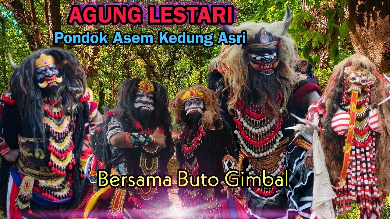 LIVE🇲🇨JARANAN AGUNG LESTARI ,BERSAMA BUTO GIMBAL BEROT 👍Pondok asem ...