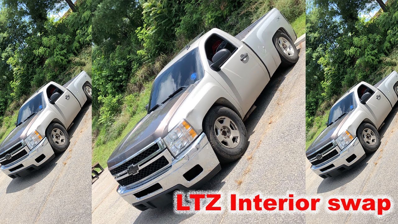 Silverado ltz interior swap and sunroof - YouTube