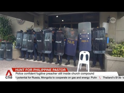 Philippine police confident fugitive preacher still inside church ...