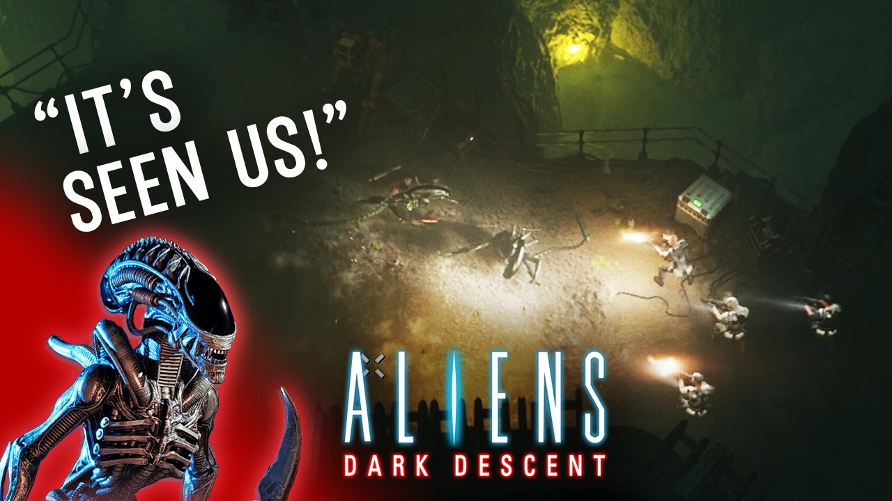 Down into the Mines… Aliens Dark Descent Campaign - YouTube