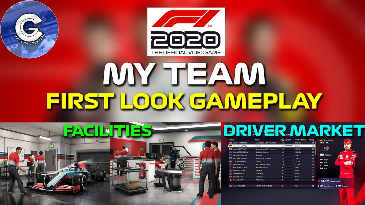 F1 2020 MY TEAM FIRST LOOK GAMEPLAY | First Impressions + Opinions ...