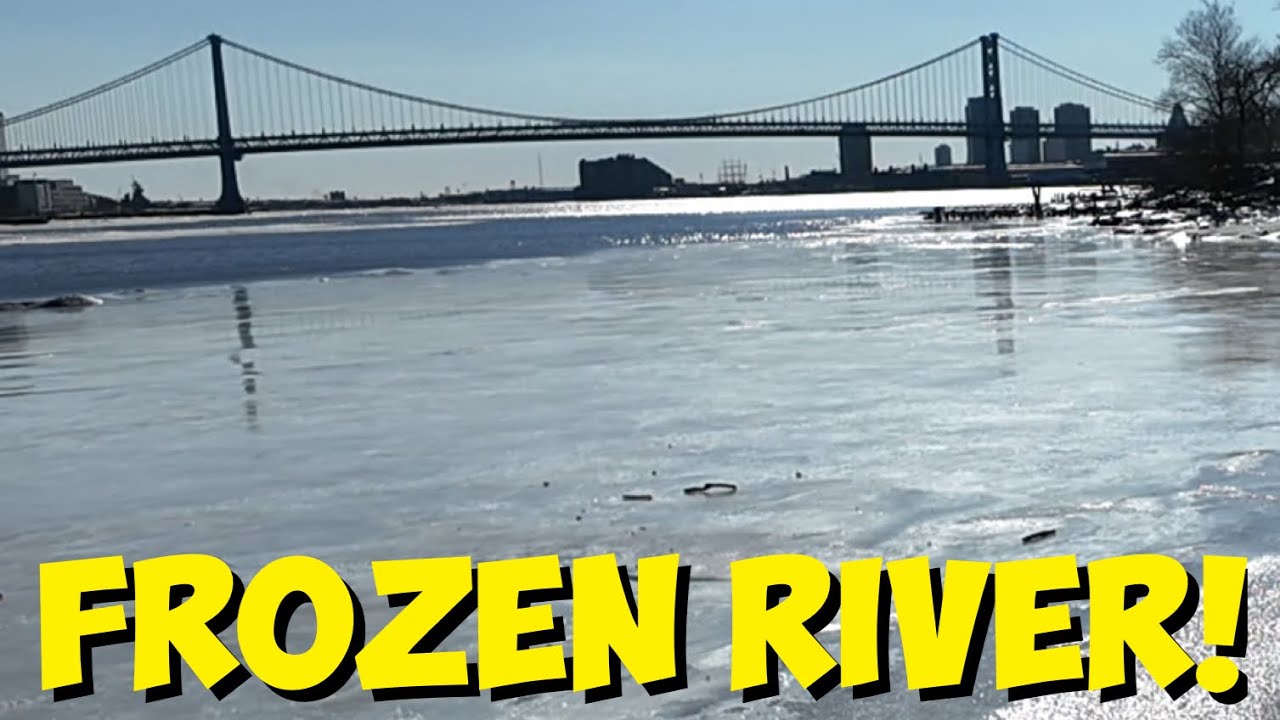 THE RIVER IS FROZEN OVER - COLDEST DAY OF THE YEAR - YouTube
