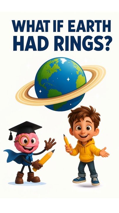 What If Earth Had Rings Like Saturn? 🌍 | Fun Science Explained #shorts ...