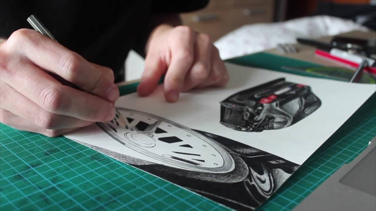 Drawing of a bagged Volkswagen Jetta mk5 on BBS wheels. - YouTube