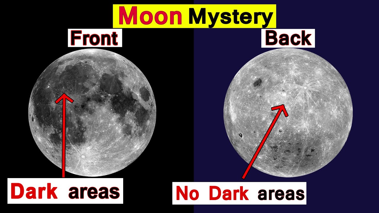 why does the moon have dark spots | mystery about moon | why moon is ...