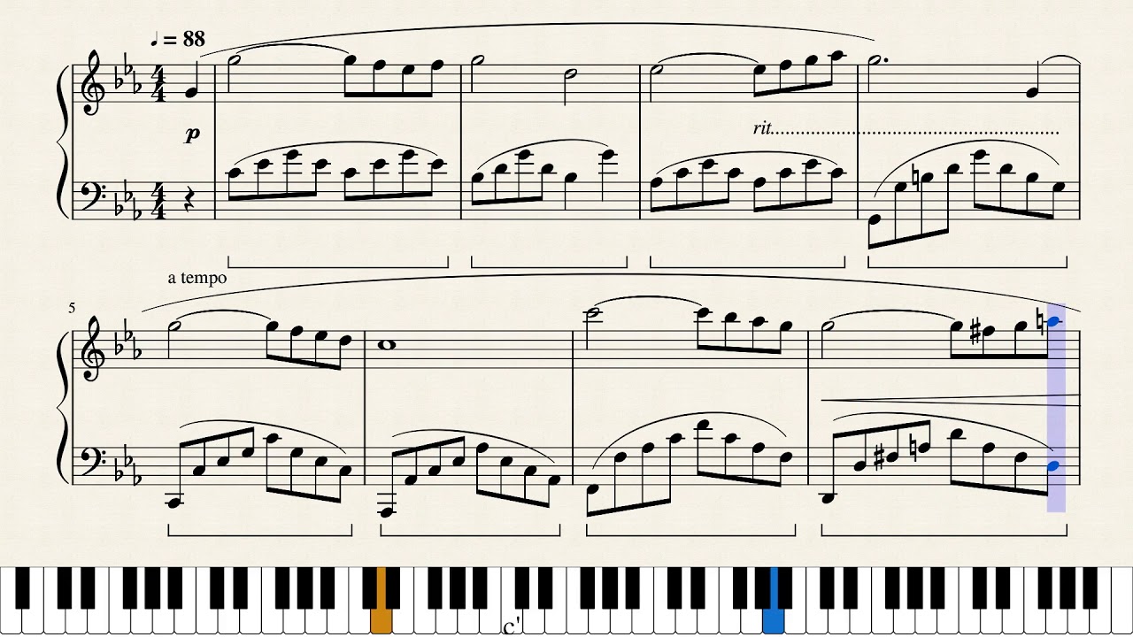 Romance All the Way - Original Piano Composition (Easy piano piece with ...