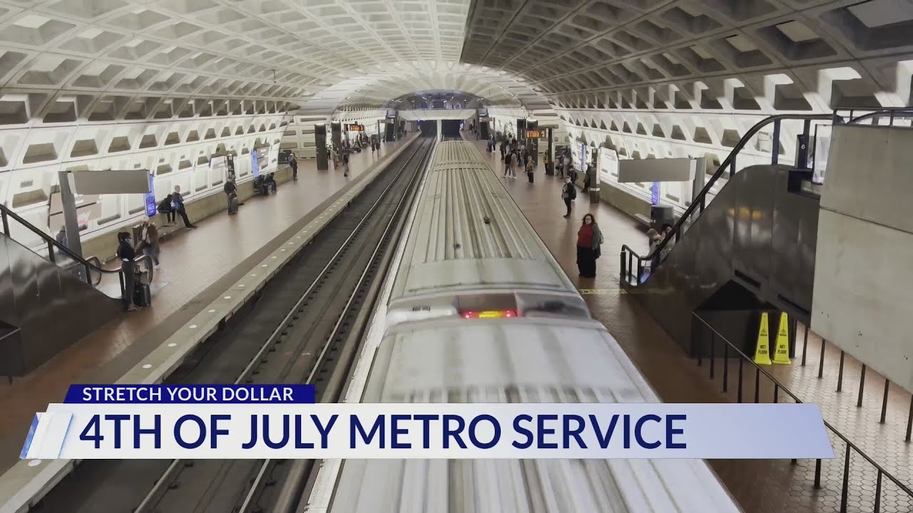 Here's how you can ride Metro for free on July 4 - YouTube