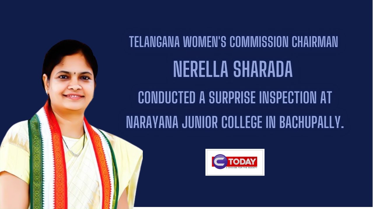Telangana Women's Commission Chairman Nerella Sharada | Narayana Junior ...