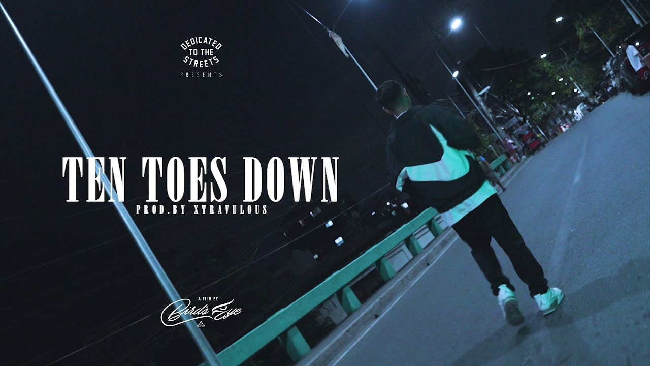 TEN TOES DOWN - Lou Diamante (Official Lyrics Video) - YouTube