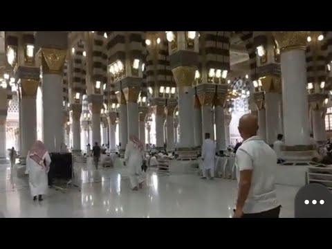 City of Madeena. Inside views of "Madeenthul Munawwara", in Madeena ...