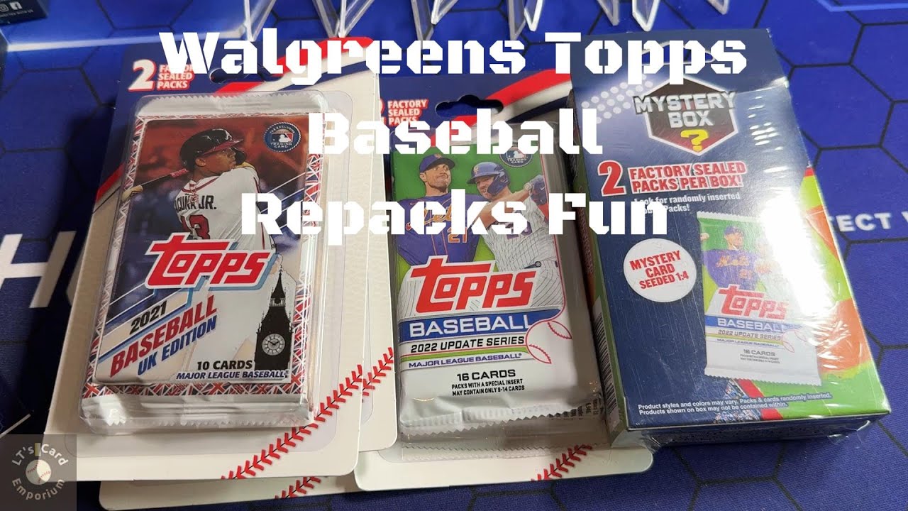 Topps Baseball Walgreens Retail Repacks Fun - YouTube