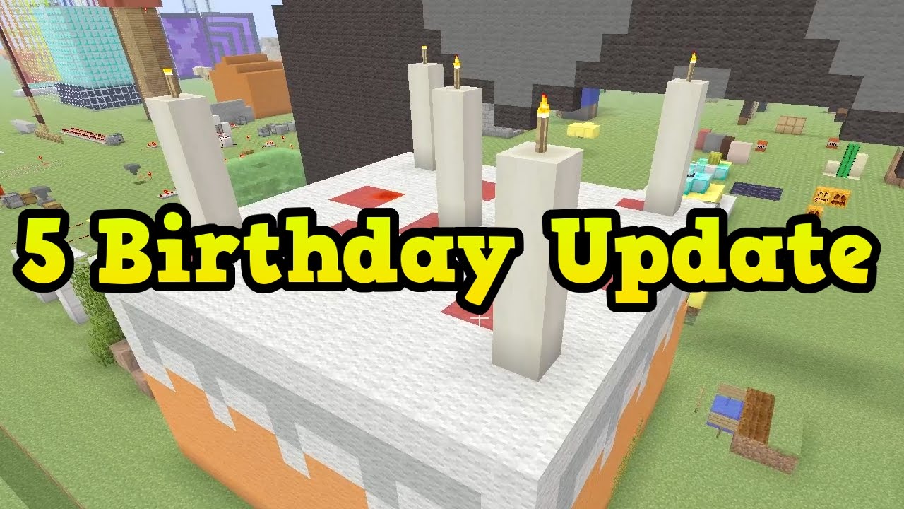 Minecraft Xbox - 5th BIRTHDAY UPDATE (TU53) - YouTube