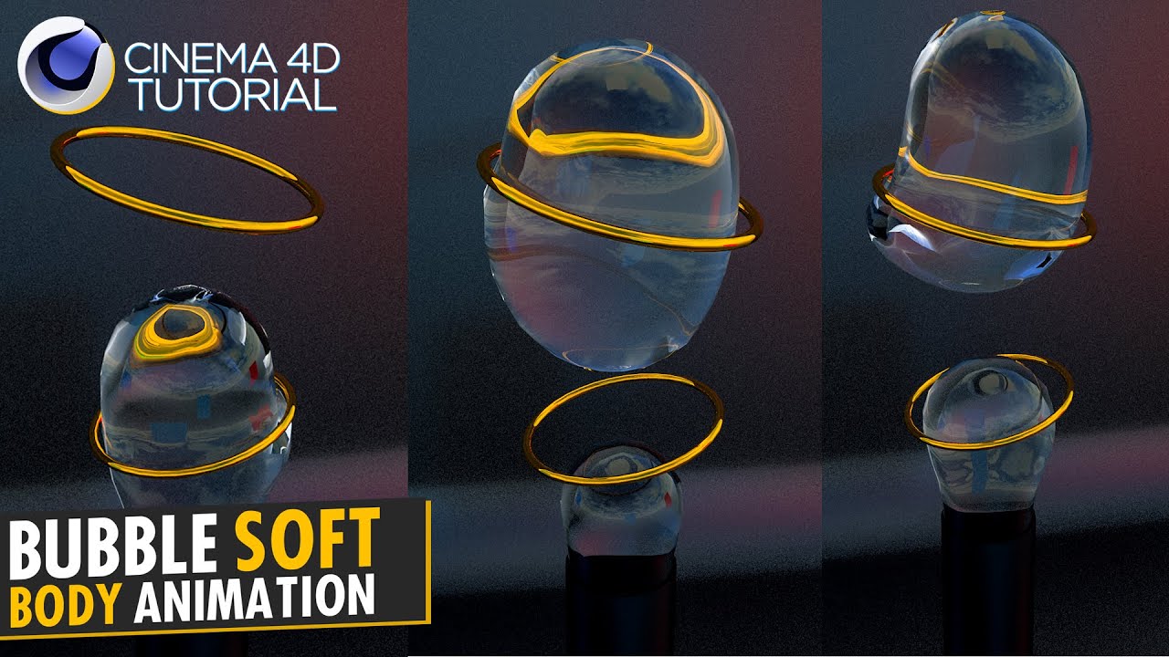 Bubble Soft Body Animation Cinema 4d Soft Body Cinema 4d Tutorials