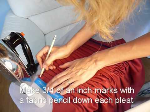 How to create honeycomb smocking - YouTube