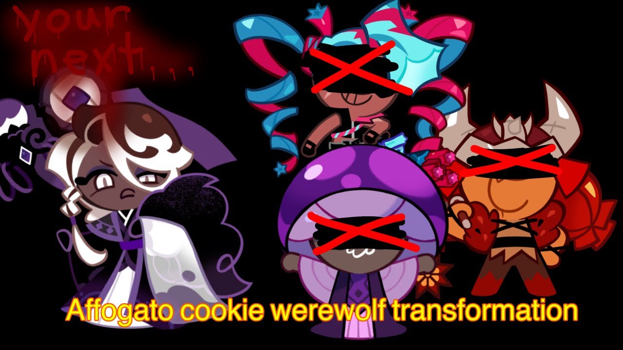 Affogato cookie werewolf transformation (cookie run animation) - YouTube