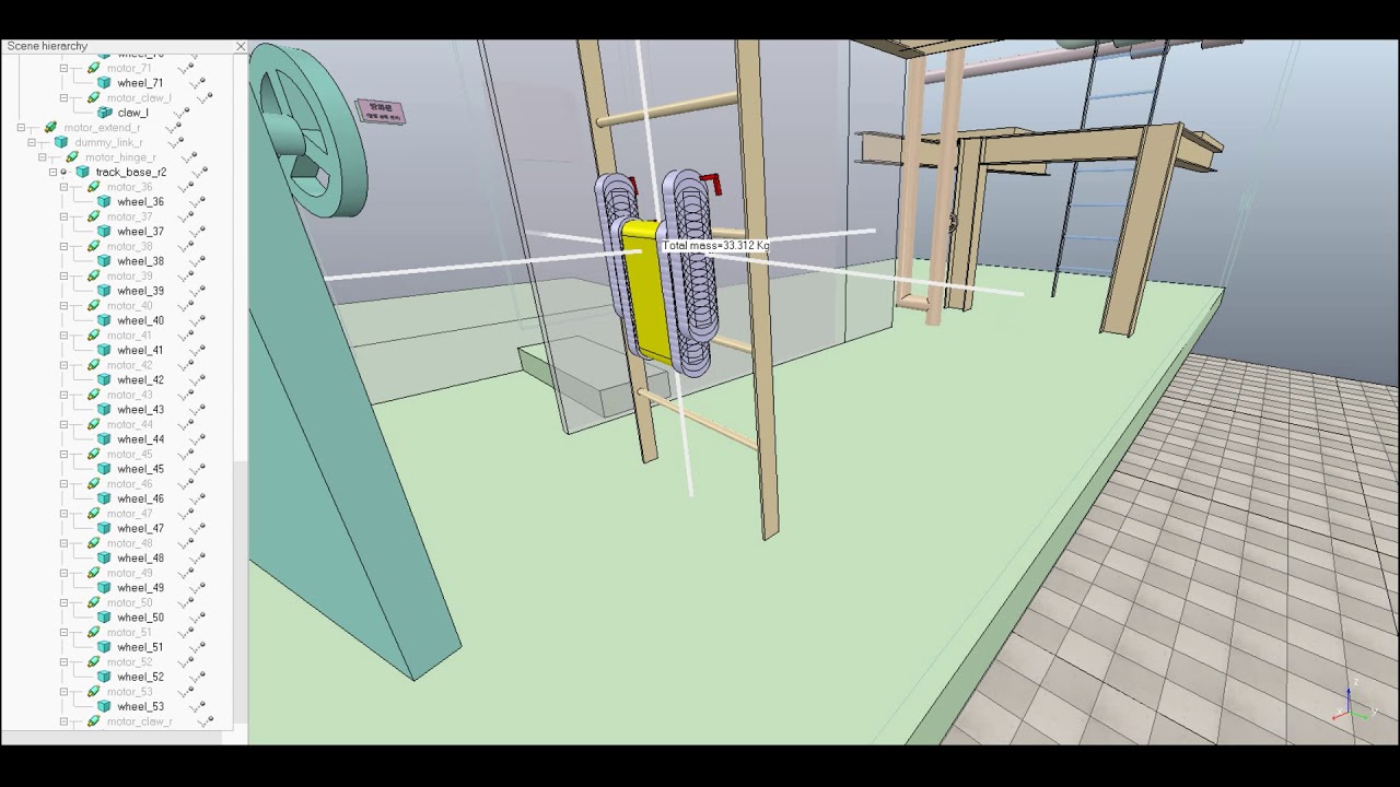 ladder climbing robot conceptual design - YouTube