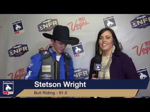 2019 #WranglerNFR | Round 4 Winner | Bull Riding | Stetson Wright | 91 ...