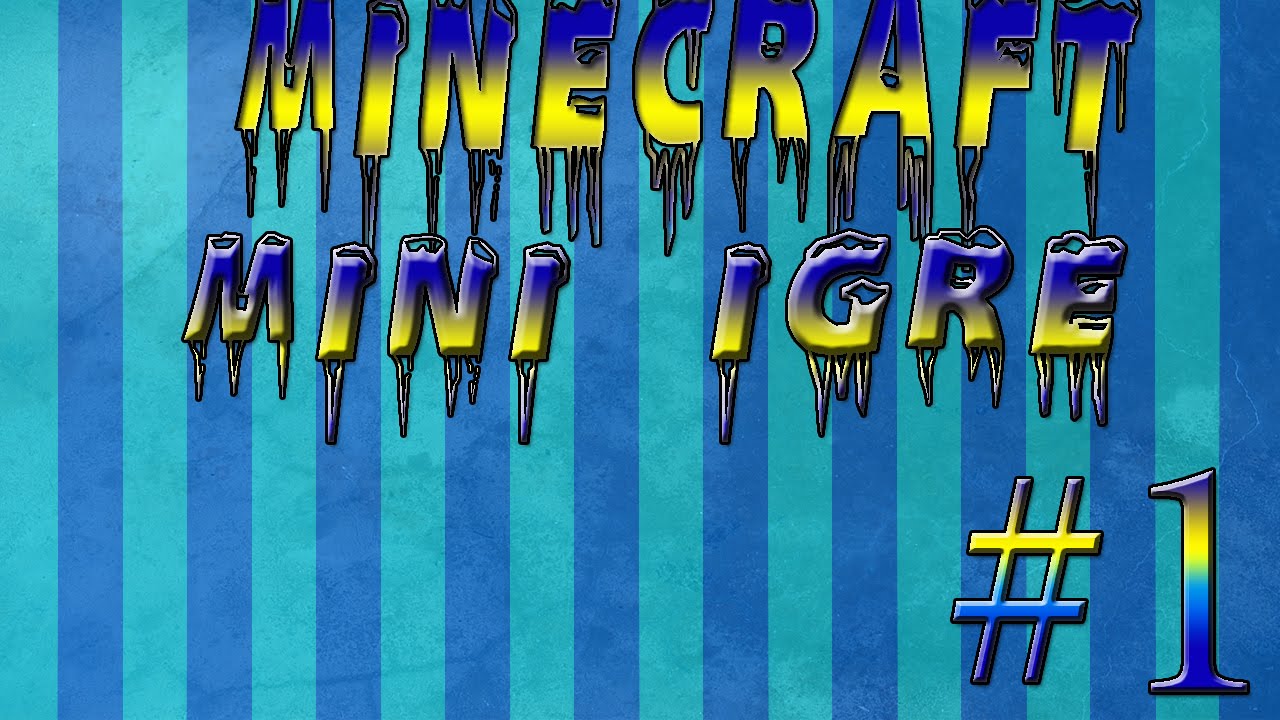 Minecraft Mini-Igre |ep.1| [HD] - YouTube
