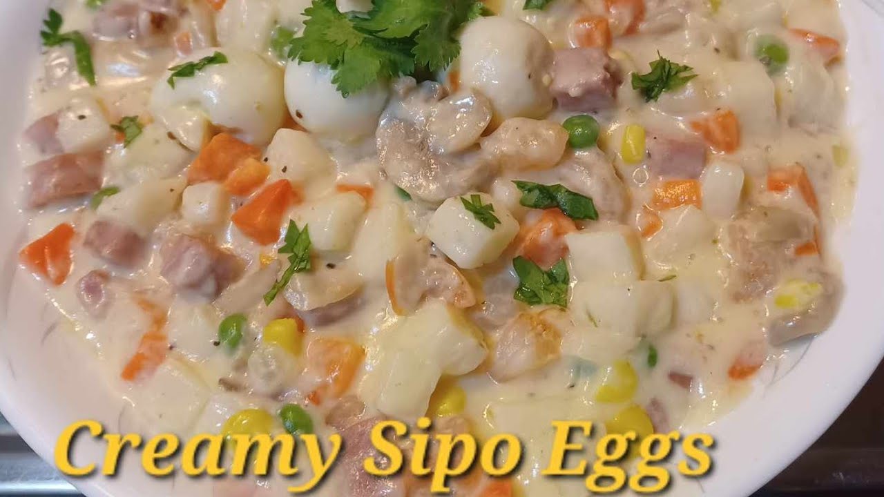 Creamy Sipo Eggs recipe - YouTube
