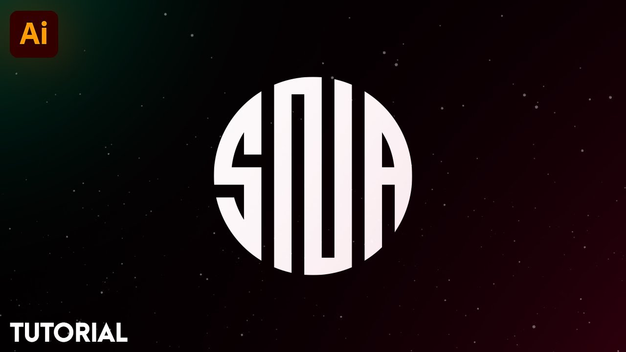 How To Make Text Logo In Illustrator - Illustrator Tutorial - YouTube