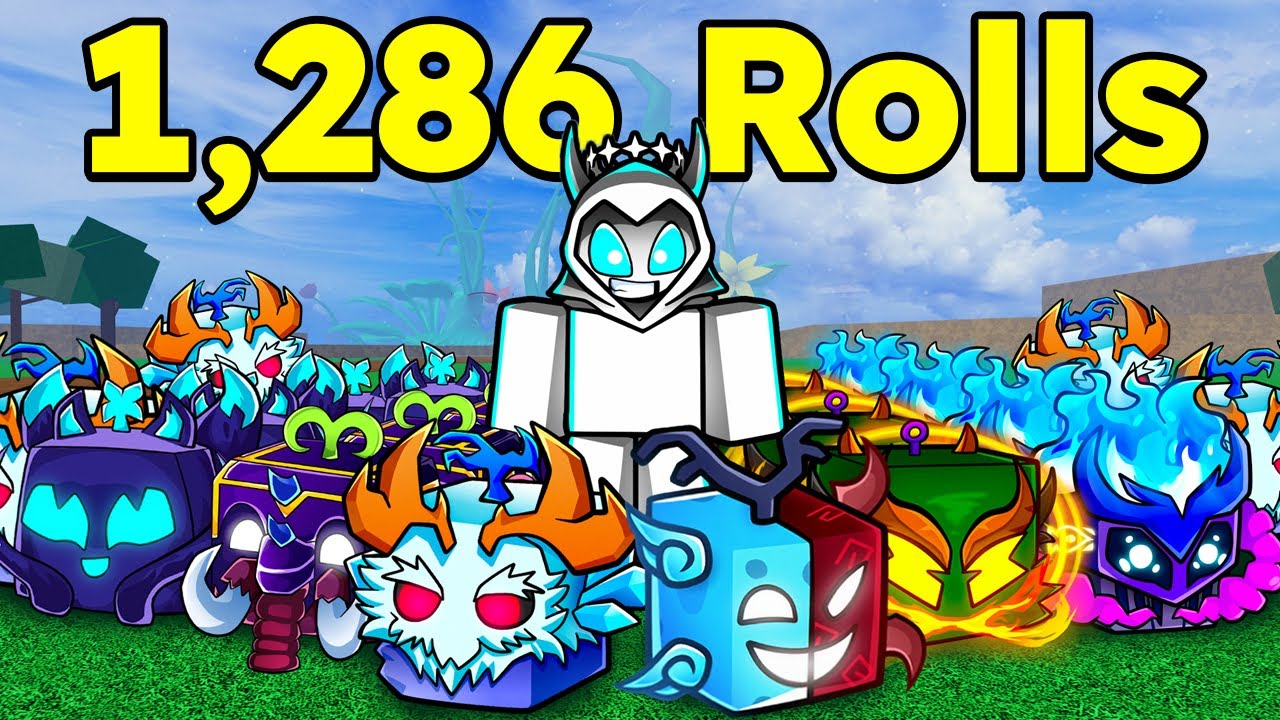 Rolling Over 1,286 Legendary Fruits in 12 Hours... (Blox Fruits) - YouTube