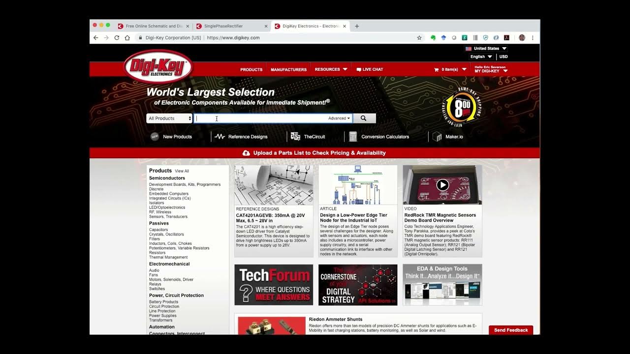 Power Electronics - L3-3 - Intro to Digikey - YouTube