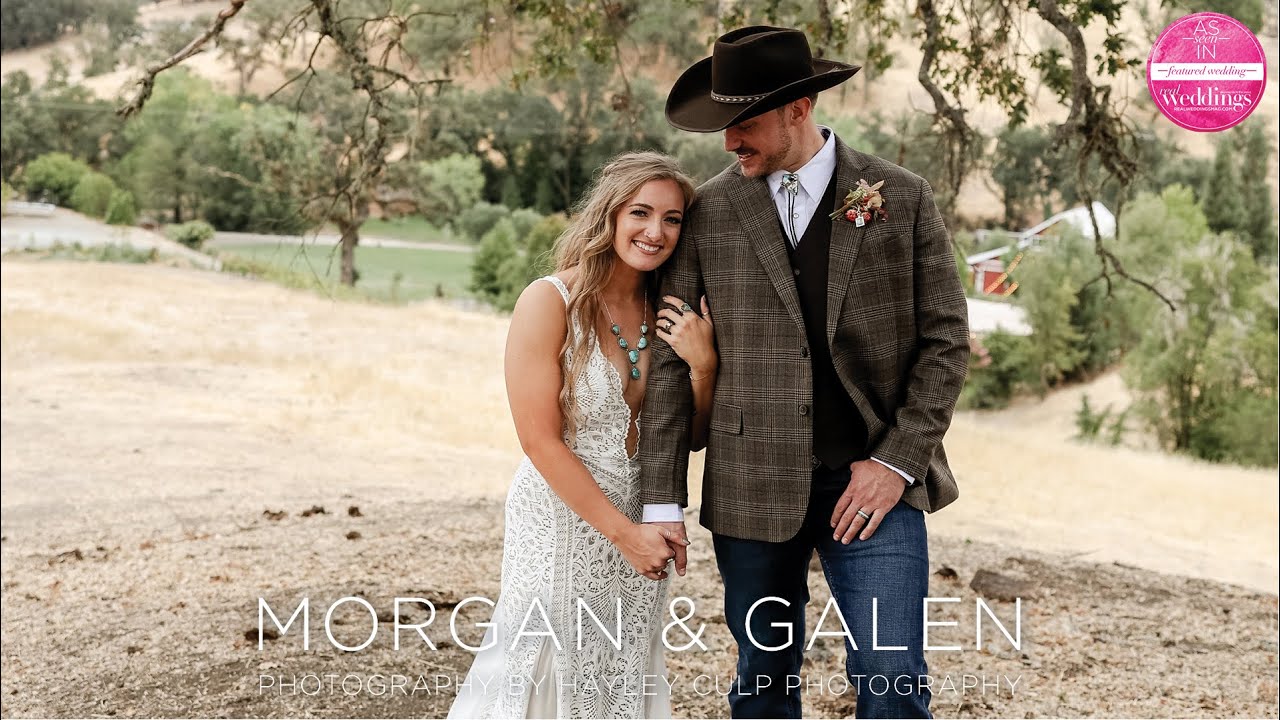 Boho-Western Cowboy Rustic Barn Wedding: Morgan & Galen featured in ...
