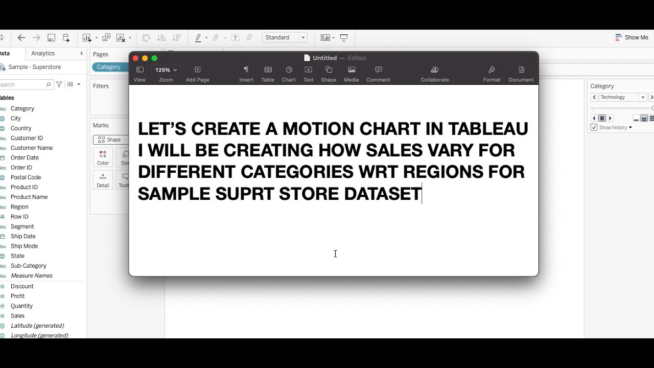 Motion chart - Tableau - YouTube