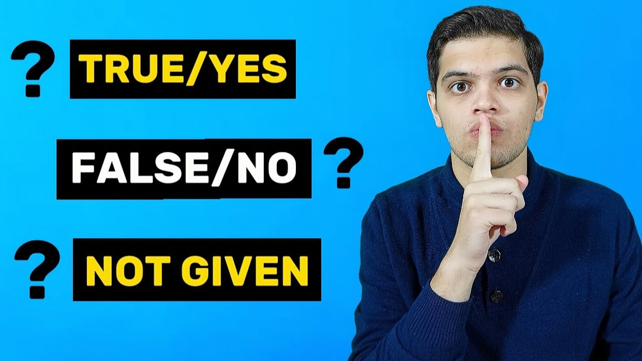 Secret to Get all True/False/Not Given Questions Correct || IELTS ...