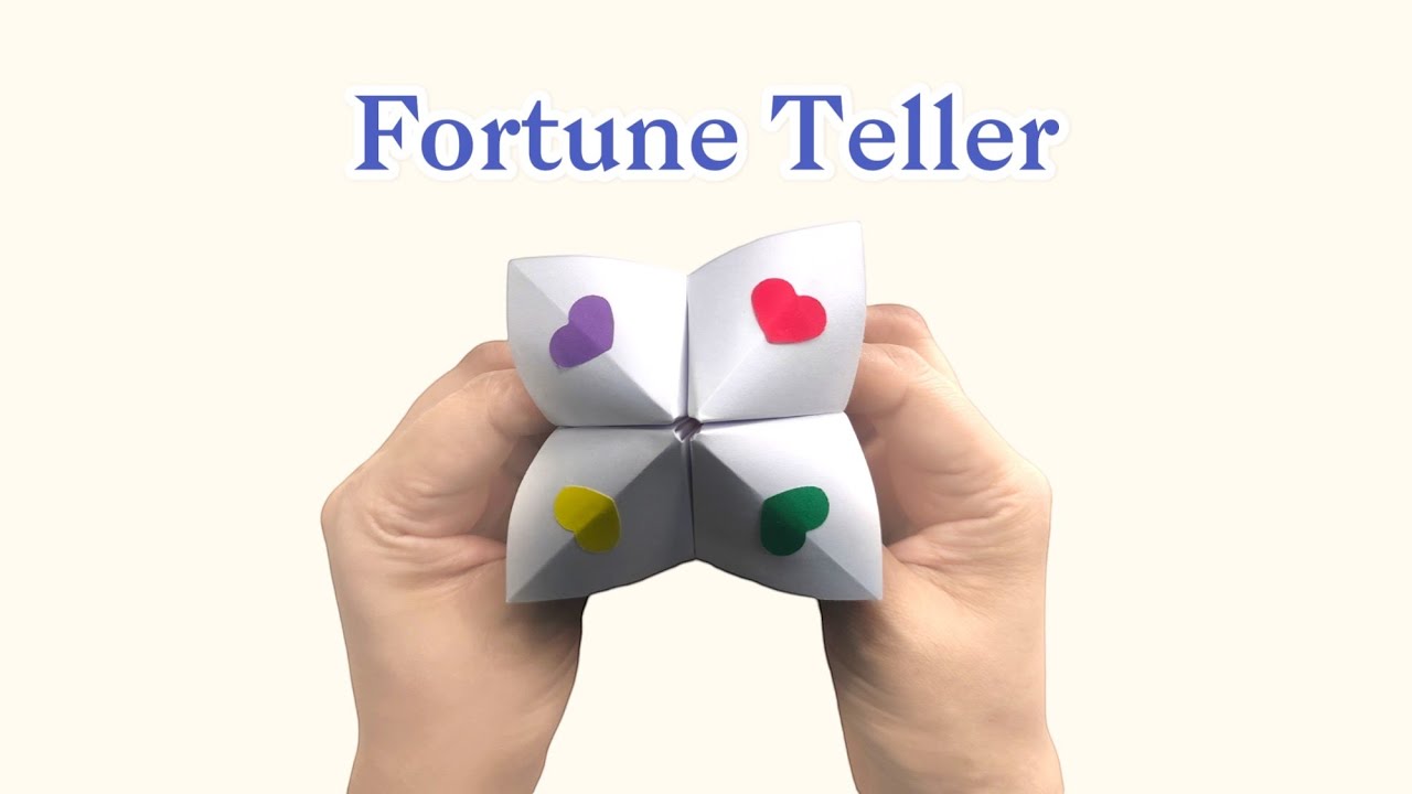 DIY Paper Fortune Teller | Origami - Fortune Teller | Easy Paper Crafts ...
