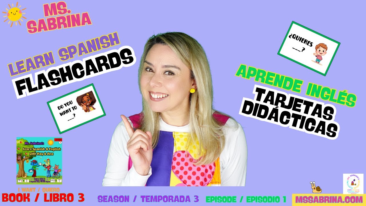 Learn Spanish for Beginners with Flashcards | Aprende Inglés Básico con ...
