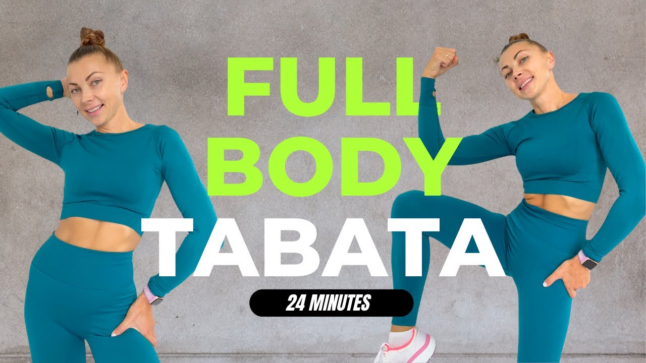 24 MIN Tabata HIIT Home Workout - Intense, No Equipment, No Repeat ...