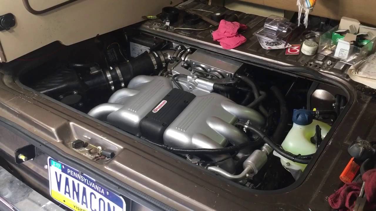 First start Svx Vanagon with Subarugears wrx 5 speed. Open headers ...