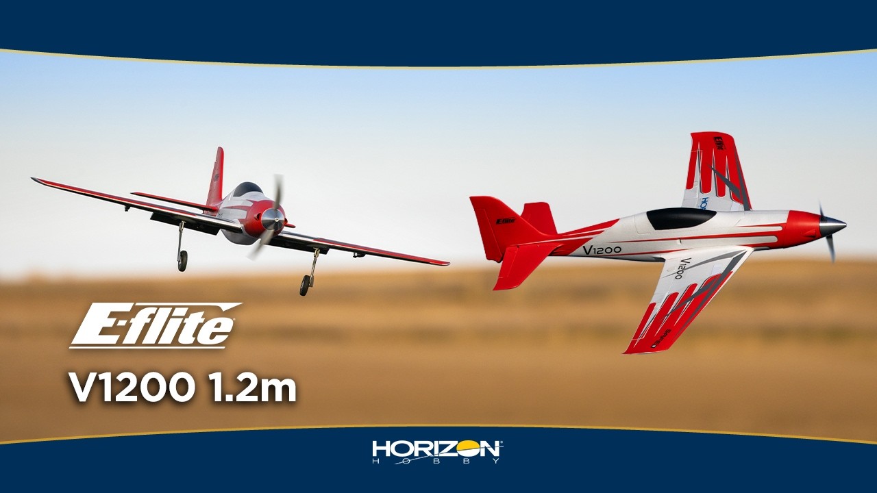 E-flite V1200 1.2m RC Airplane - YouTube